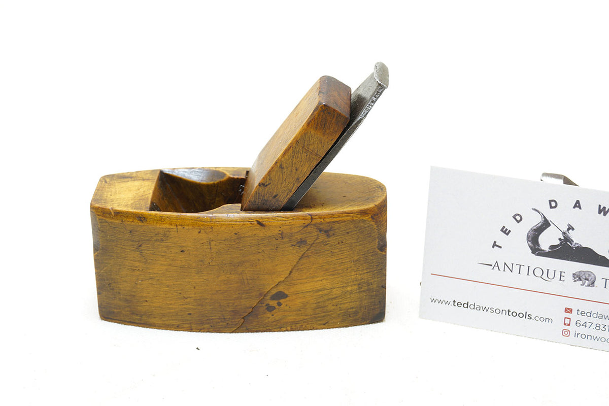 BEAUTIFUL DIMINUTIVE CREAMY BOXWOOD COFFIN PLANE - 3 1/2" – Ted Dawson ...