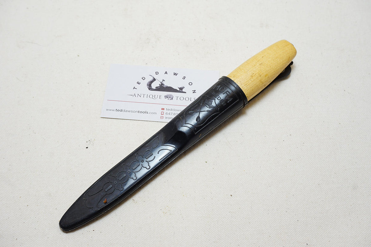 VINTAGE SANDVIK LAMINATED STEEL CARVING KNIFE - 3 7/8" – Ted Dawson ...