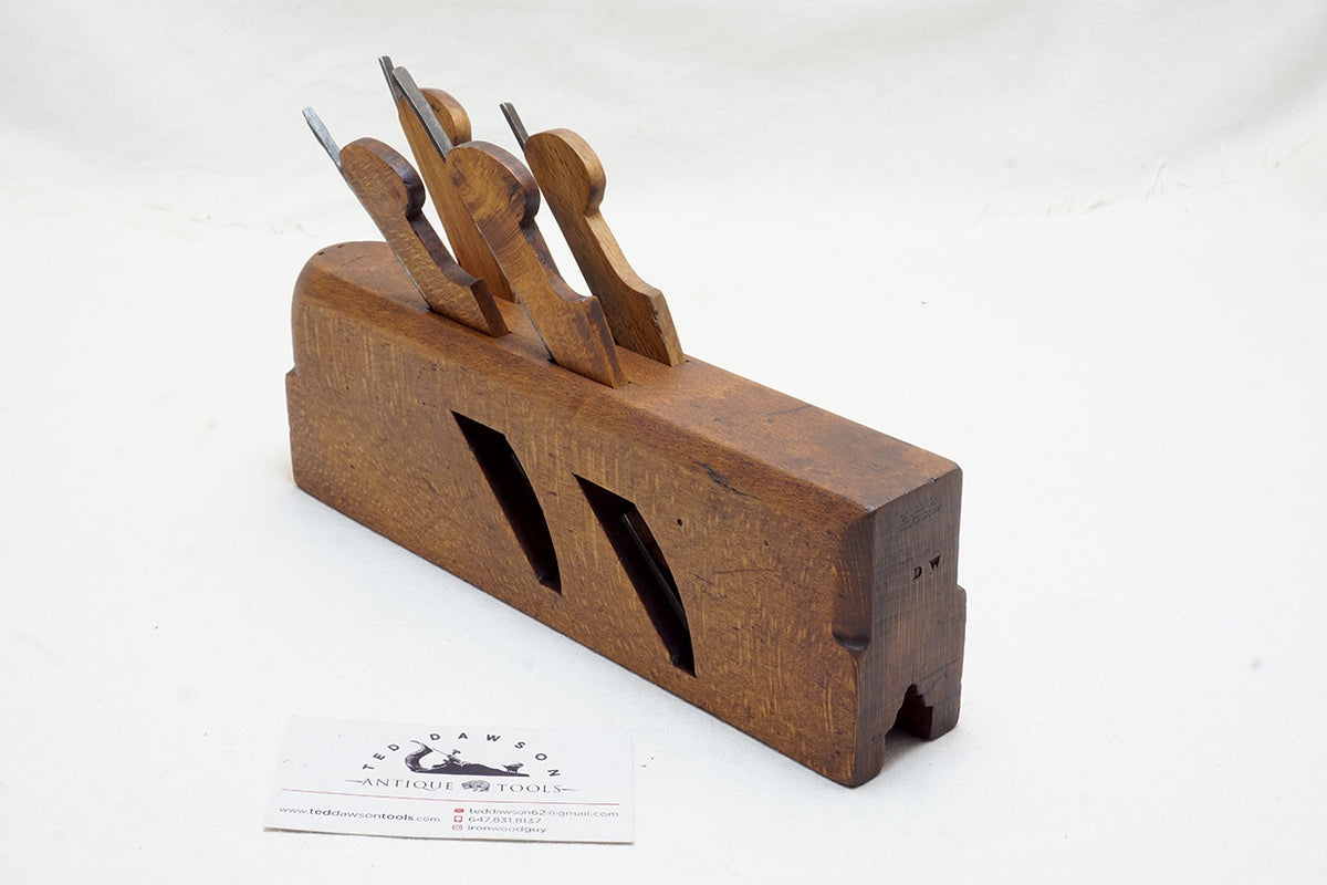 RARE 4 IRON GOTHIC ARCH MOLDING PLANE - WILSON GLASGOW – Ted Dawson ...