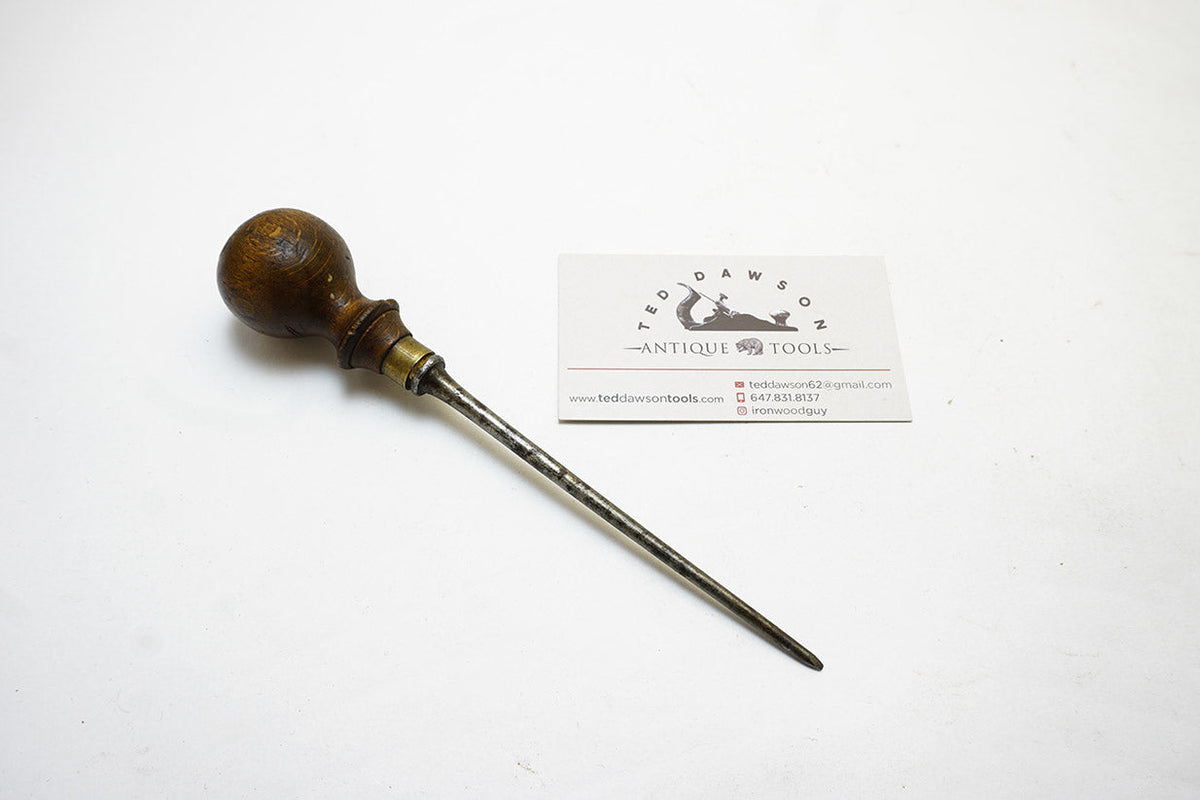 EARLY ORNATE SCRATCH AWL – Ted Dawson Antique Tools