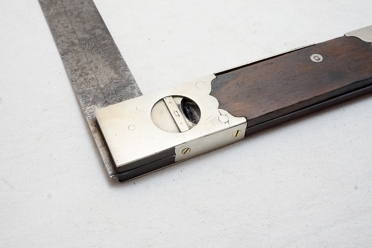 VERY RARE RITCHIE PATENT COMBINATION SQUARE, RULE, LEVEL & BEVEL – Ted ...