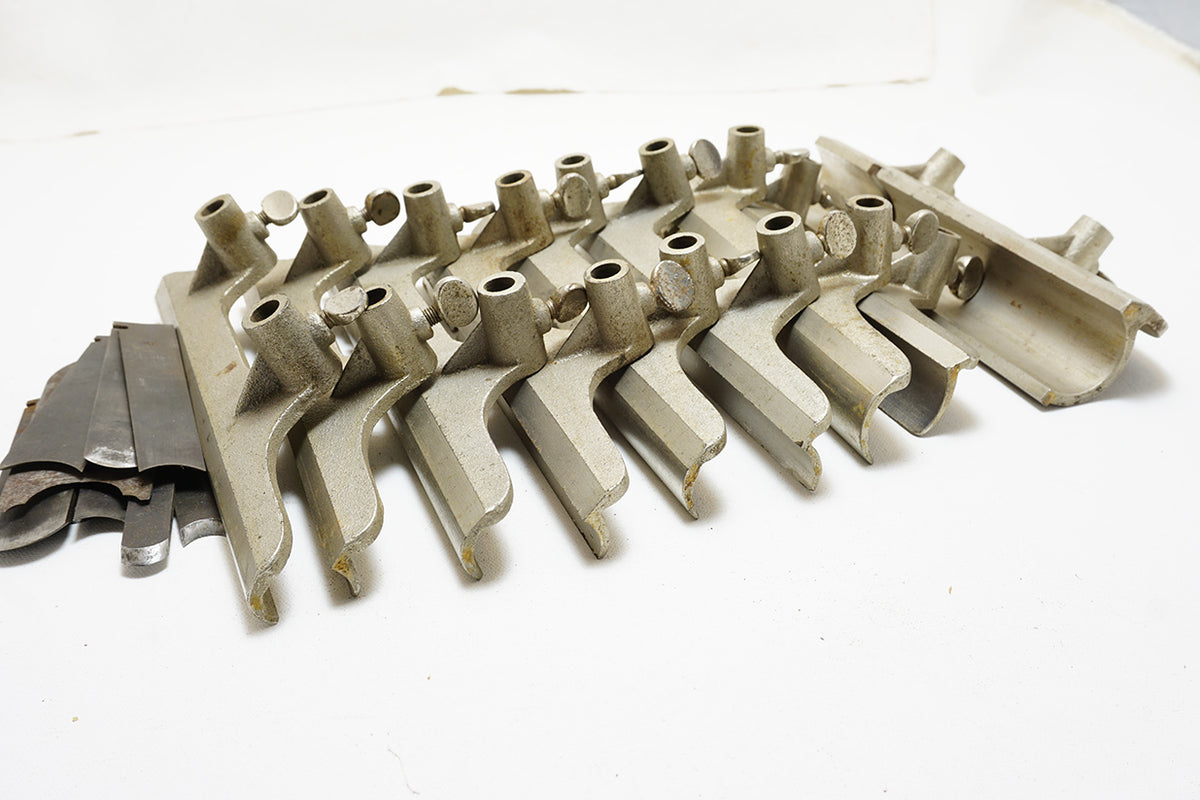 FINE & COMPLETE SET OF STANLEY 45 HOLLOW & ROUNDS + NOSING ATTACHMENT ...