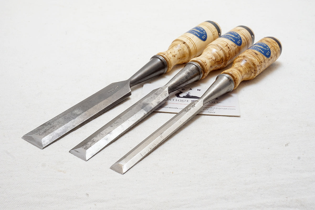 EXCELLENT SET OF 3 E A BERG ESKILSTUNA SWEDISH 1026 CHISELS – Ted ...