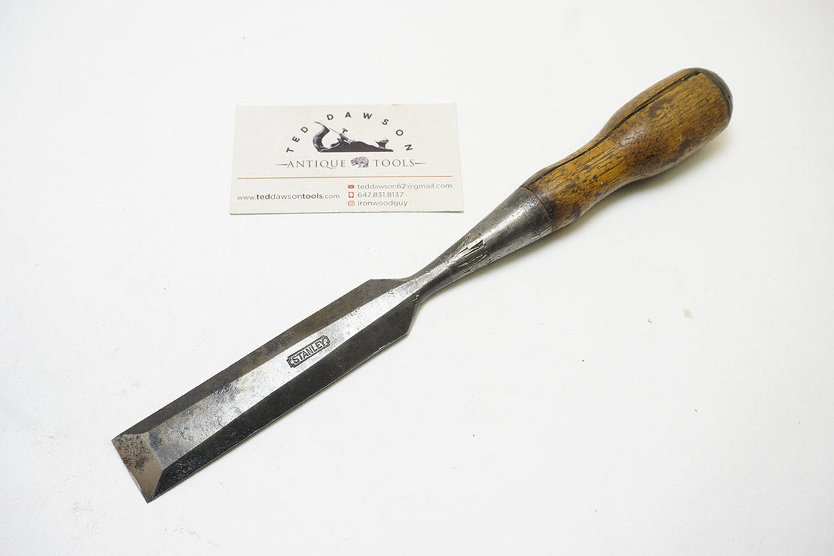EARLY PAT. STANLEY EVERLASTING SOCKET CHISEL - 1" – Ted Dawson Antique ...