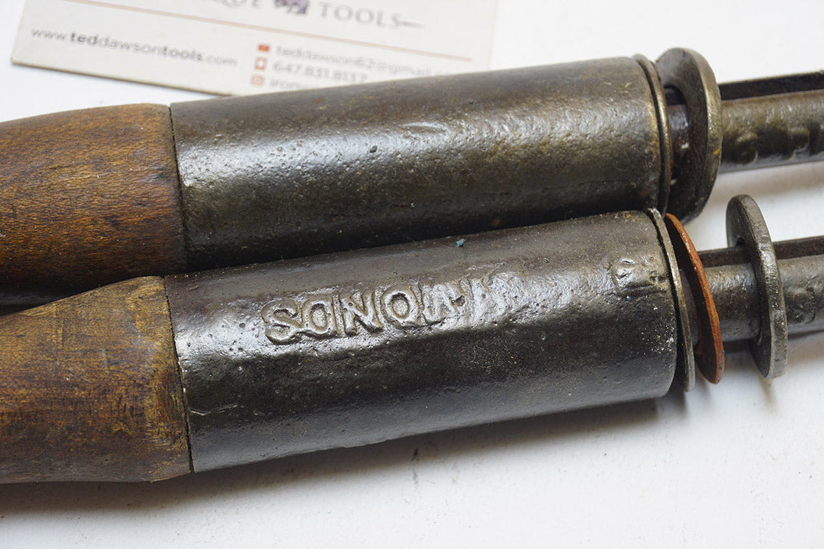 HEAVY DUTY PAIR NO. 6 SIMONDS PATENTED CROSS CUT SAW HANDLES – Ted ...