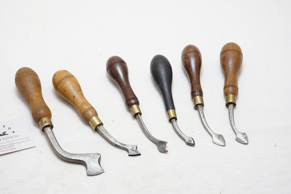 LOT OF 6 DIXON LEATHERWORKER'S CREASERS – Ted Dawson Antique Tools