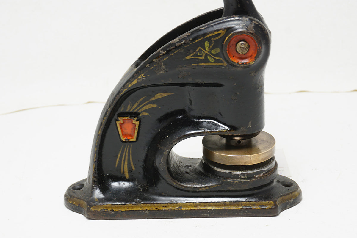DECORATIVE CANADIAN INDUSTRIES LIMITED CAST IRON SEAL EMBOSSER - MONTR ...