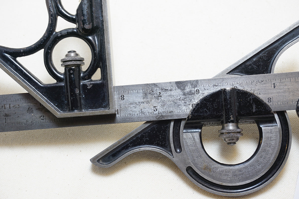 FINE UNION TOOL CO. 4 PIECE MACHINIST COMBINATION SQUARE - 12" – Ted ...
