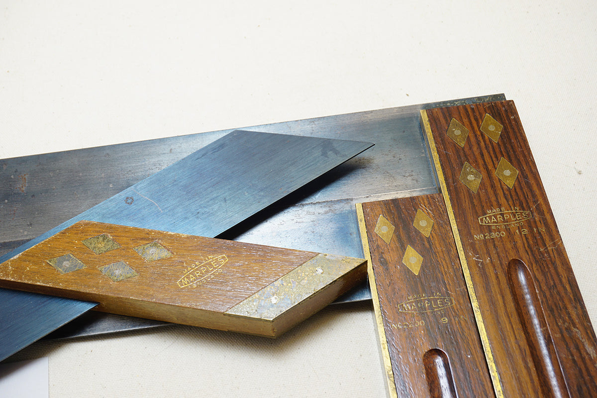 MINT LOT OF 3 MARPLES SQUARES – Ted Dawson Antique Tools