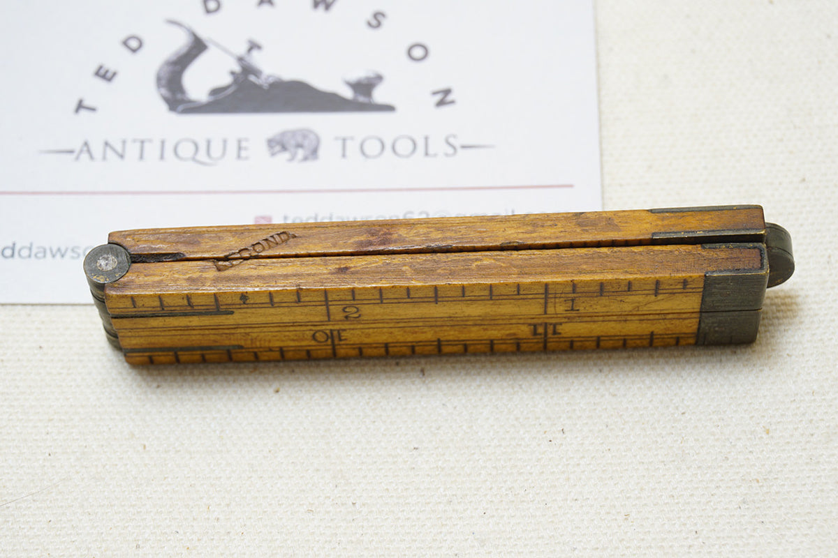 FINE SMALL BOXWOOD & BRASS 1FT 4 FOLD RULE - STANLEY 65 – Ted Dawson ...