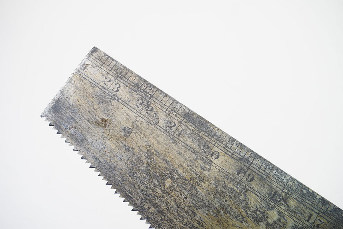 UNUSUAL & EXCELLENT COMBINATION RIP SAW, SQUARE, & RULE - 8 TPI – Ted ...