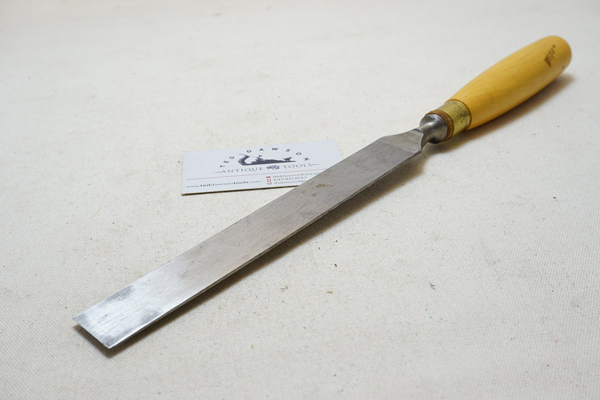 FINE ROBERT SORBY BOXWOOD HANDLED 15" LONG PARING CHISEL - 1" – Ted ...