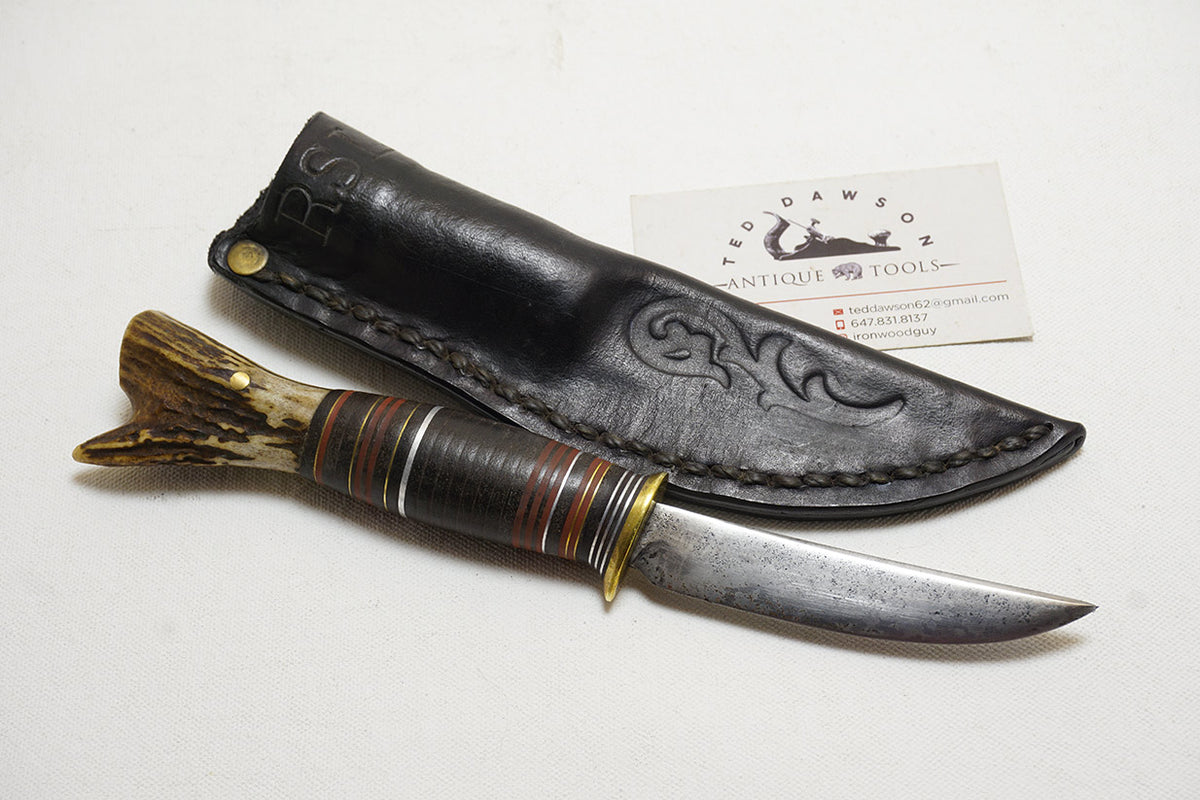 FINE WILLIAM 'BILL' SCAGEL HUNTER WITH ORIGINAL SCAGEL SHEATH – Ted ...