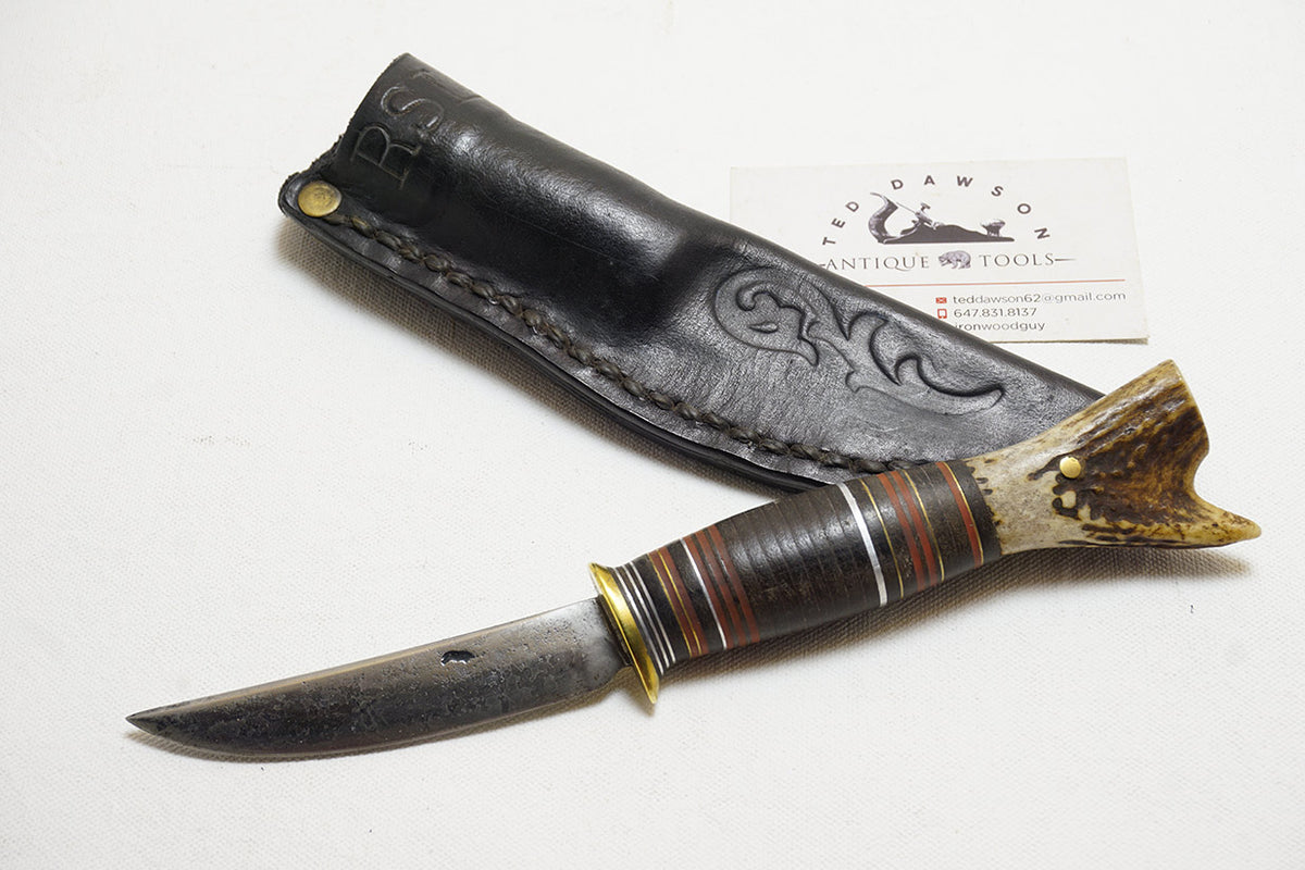 FINE WILLIAM 'BILL' SCAGEL HUNTER WITH ORIGINAL SCAGEL SHEATH – Ted ...