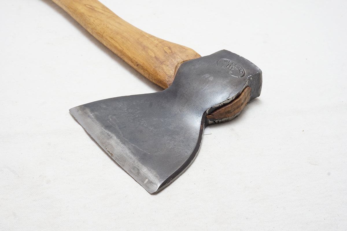 FINE SHARP WELLAND SIDE AXE OR HEWING HATCHET – Ted Dawson Antique Tools