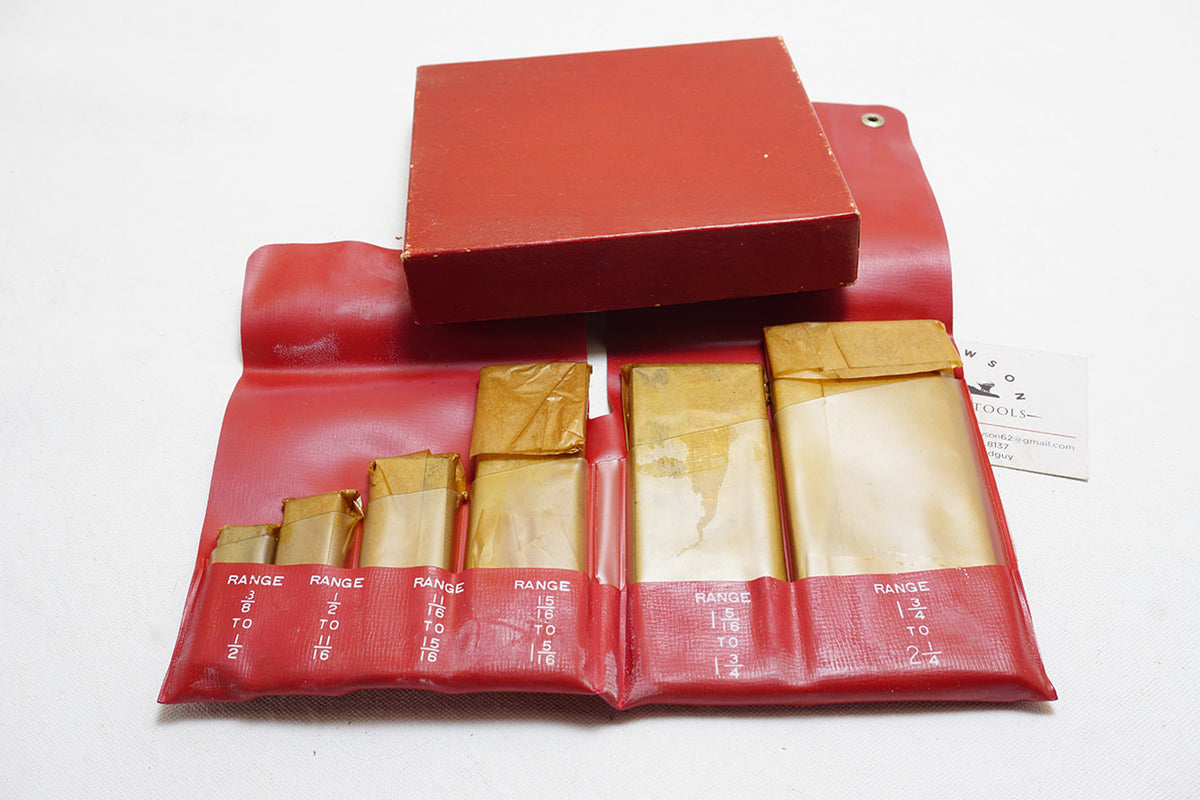 NOS STARRETT NO. 154L SET OF 6 ADJUSTABLE PARALLELS - ORIGINAL BOX ...