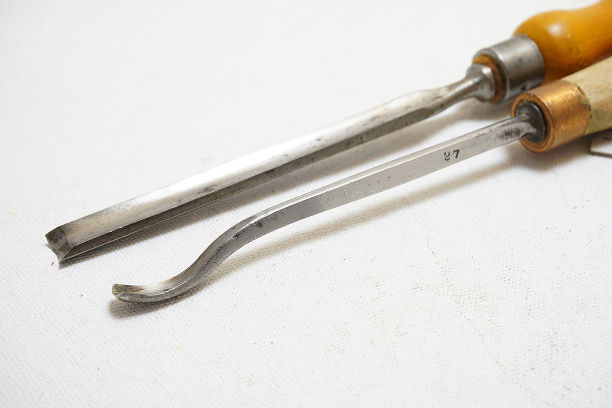 FINE PAIR OF IOHN + ROBERT SORBY CARVING GOUGES - SPOON – Ted Dawson ...