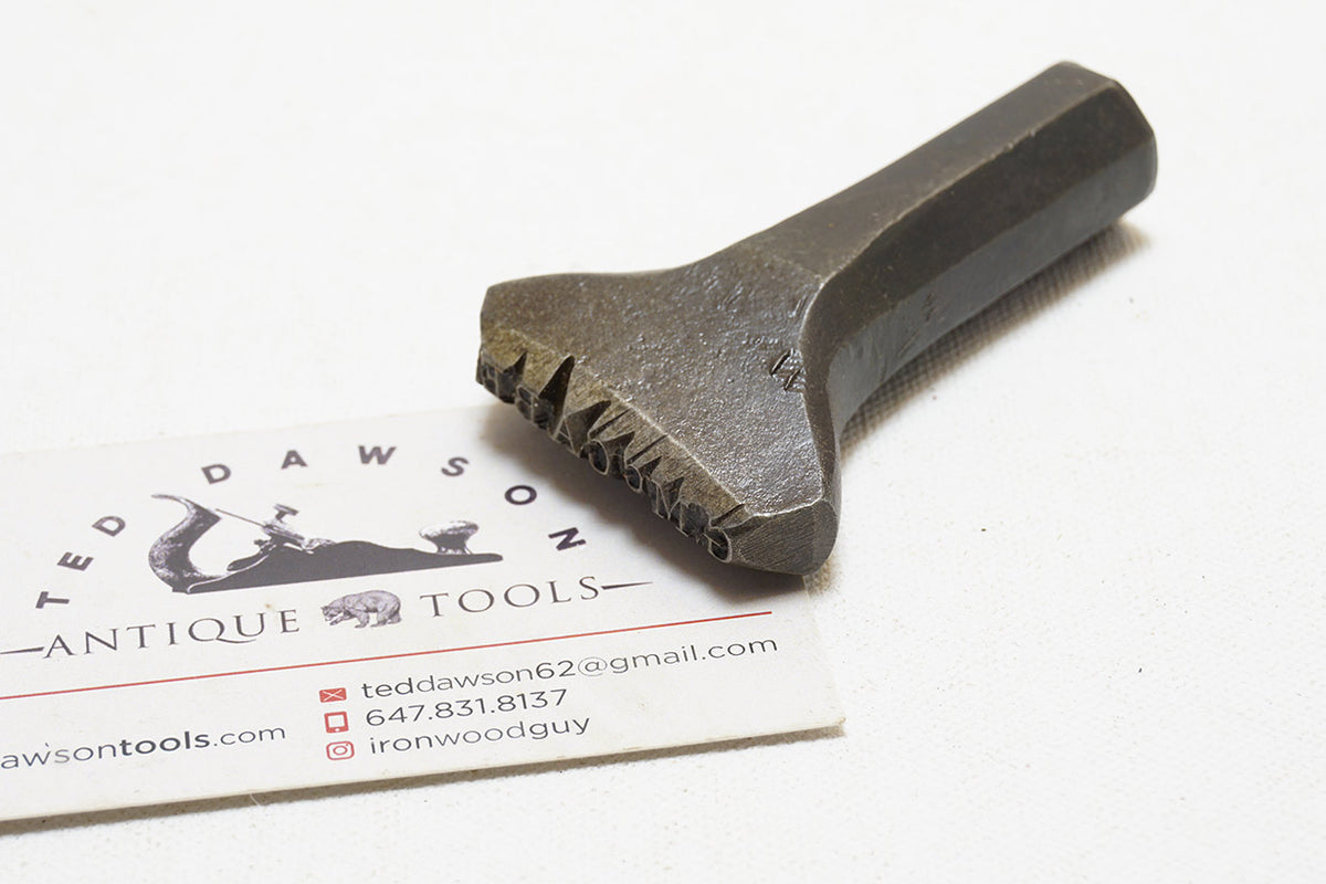 HAND CUT JOINER'S STAMP - G. MCCABE – Ted Dawson Antique Tools
