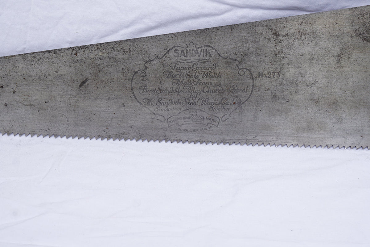 SUPERB SET OF 3 SANDVIK NO. 273 & 275 RIP SAWS – Ted Dawson Antique Tools