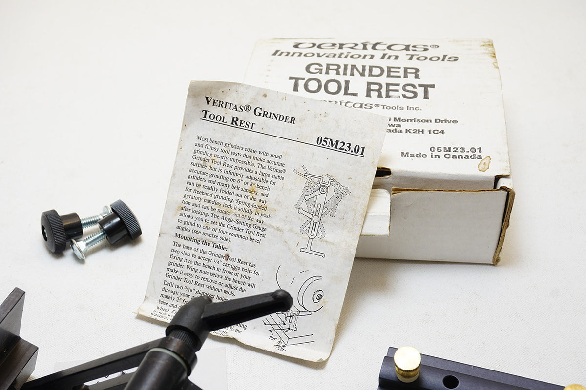 NIB VERITAS GRINDING TOOL REST WITH JIG PLUS ACCESSORIES – Ted Dawson ...