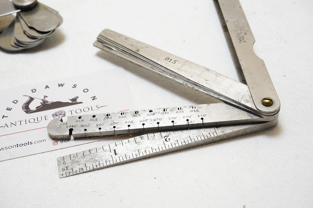 3 FINE STARRETT GAUGES - RADIUS, THICKNESS, SCREW PITCH – Ted Dawson ...