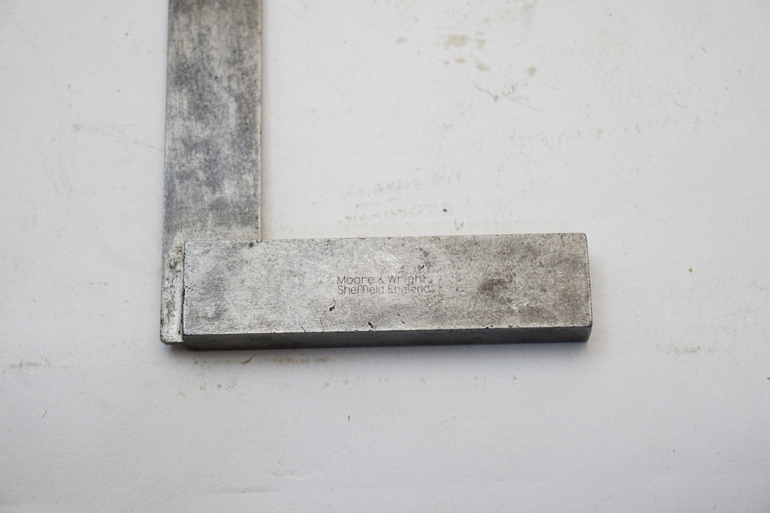 MOORE & WRIGHT 5" STEEL PRECISION SQUARE – Ted Dawson Antique Tools