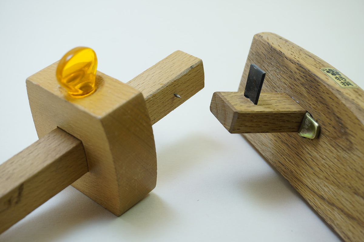 EMIR LONDON MARKING GAUGE AND ANOTHER SLITTER - EXTRA FINE CONDITION ...